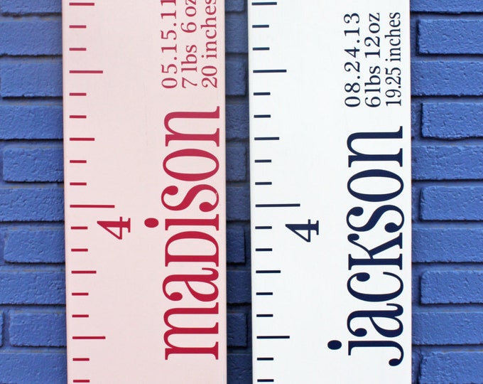 DIY Growth Chart Ruler Add-on Custom Personalized Decal for the Side ...