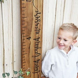 Growth Chart Ruler Add-on -- for the Side -- "loved Beyond Measure" - Etsy