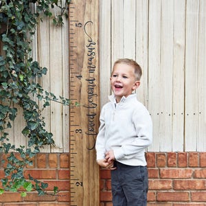 Growth Chart Ruler Add-on -- for the Side -- "loved Beyond Measure" - Etsy
