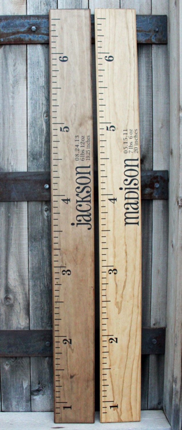 DIY Growth Chart Ruler Add-on Custom Personalized Decal - Etsy