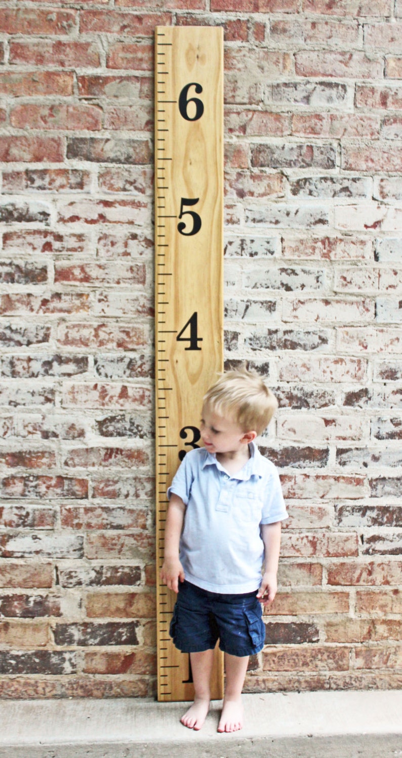 DIY Growth Chart Ruler Vinyl Decal Kit Traditional Style - Etsy