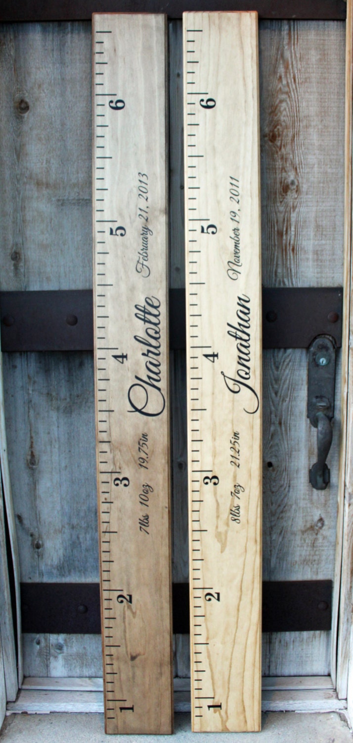 DIY Growth Chart Ruler Add-on Custom Personalized Decal - Etsy