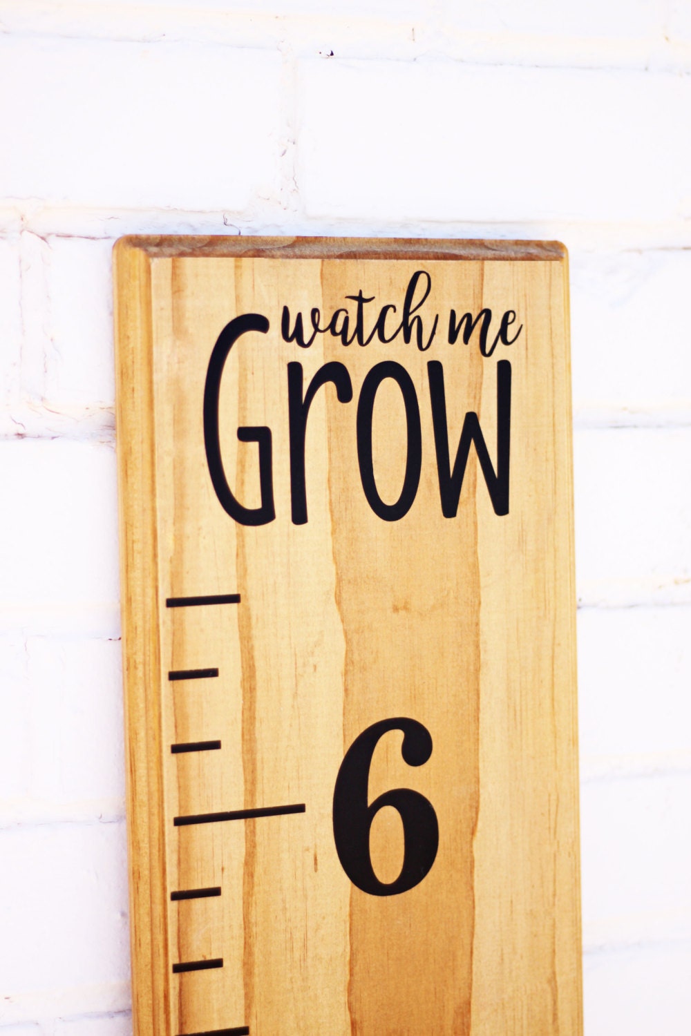 Growth Chart Ruler Add-onwatch Me Grow Vinyl - Etsy Canada