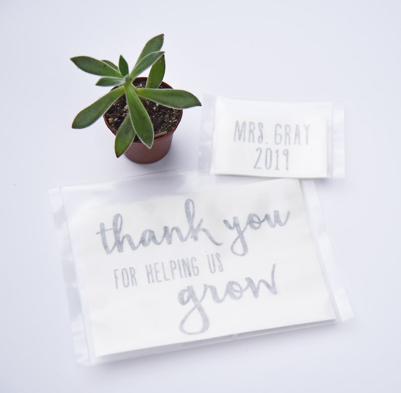 DIY Flower Pot Decal / Thank You for Helping Me Grow / Teacher - Etsy