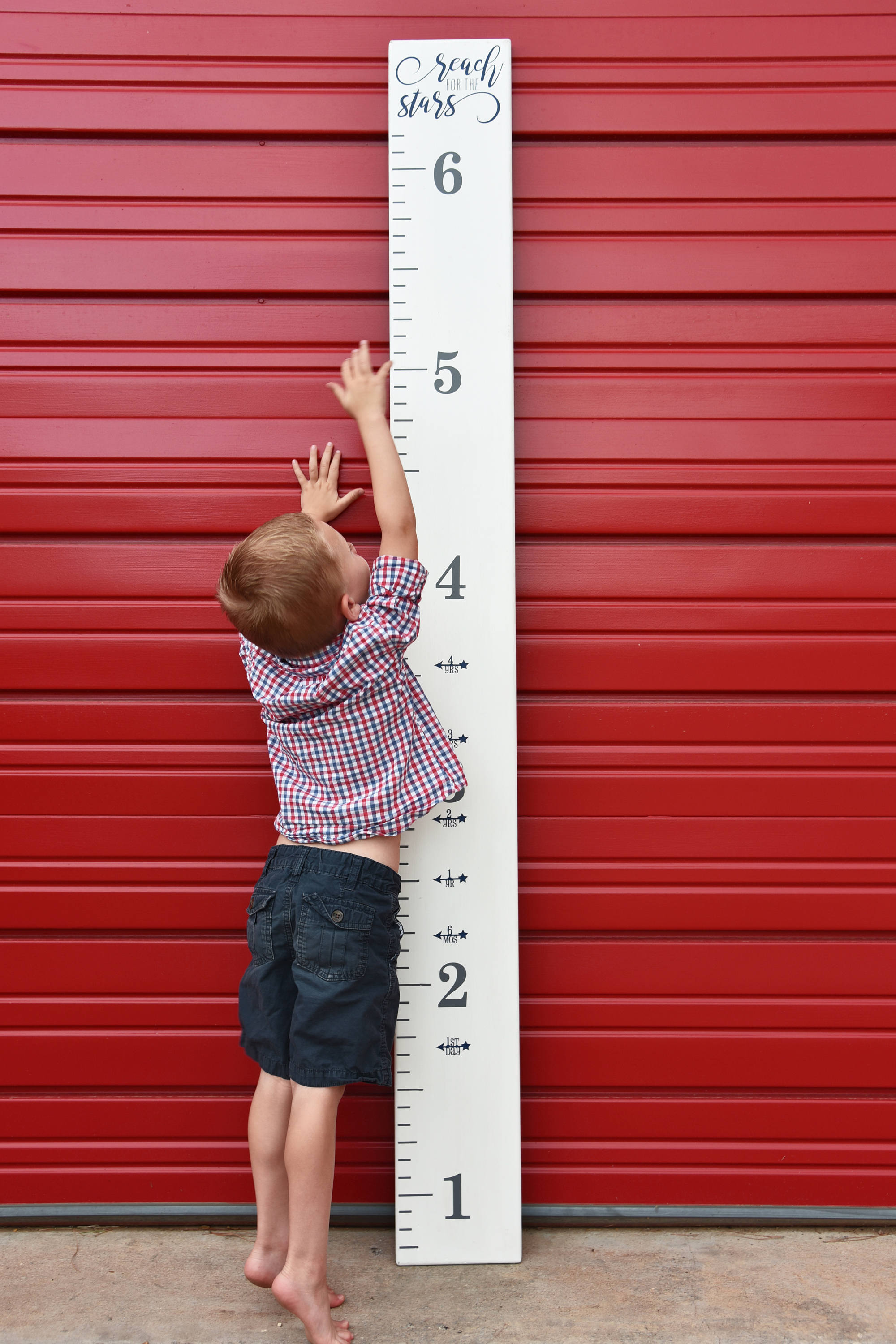 Height Marker for Growth Chart Ruler Vinyl Decal Arrow with | Etsy