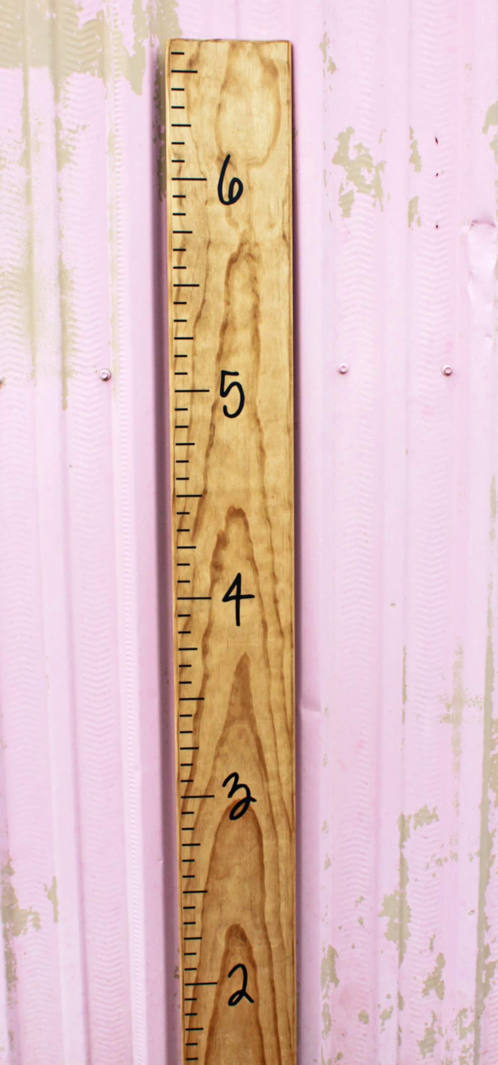 DIY Growth Chart Ruler Vinyl Decal Kit - Girl's Style - Etsy