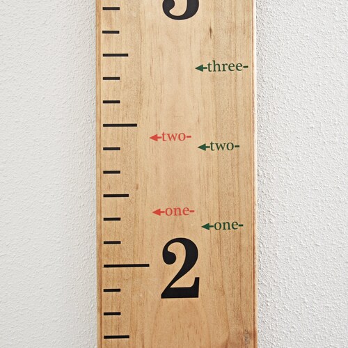 Height Marker for Growth Chart Ruler Vinyl Decal Arrow With - Etsy