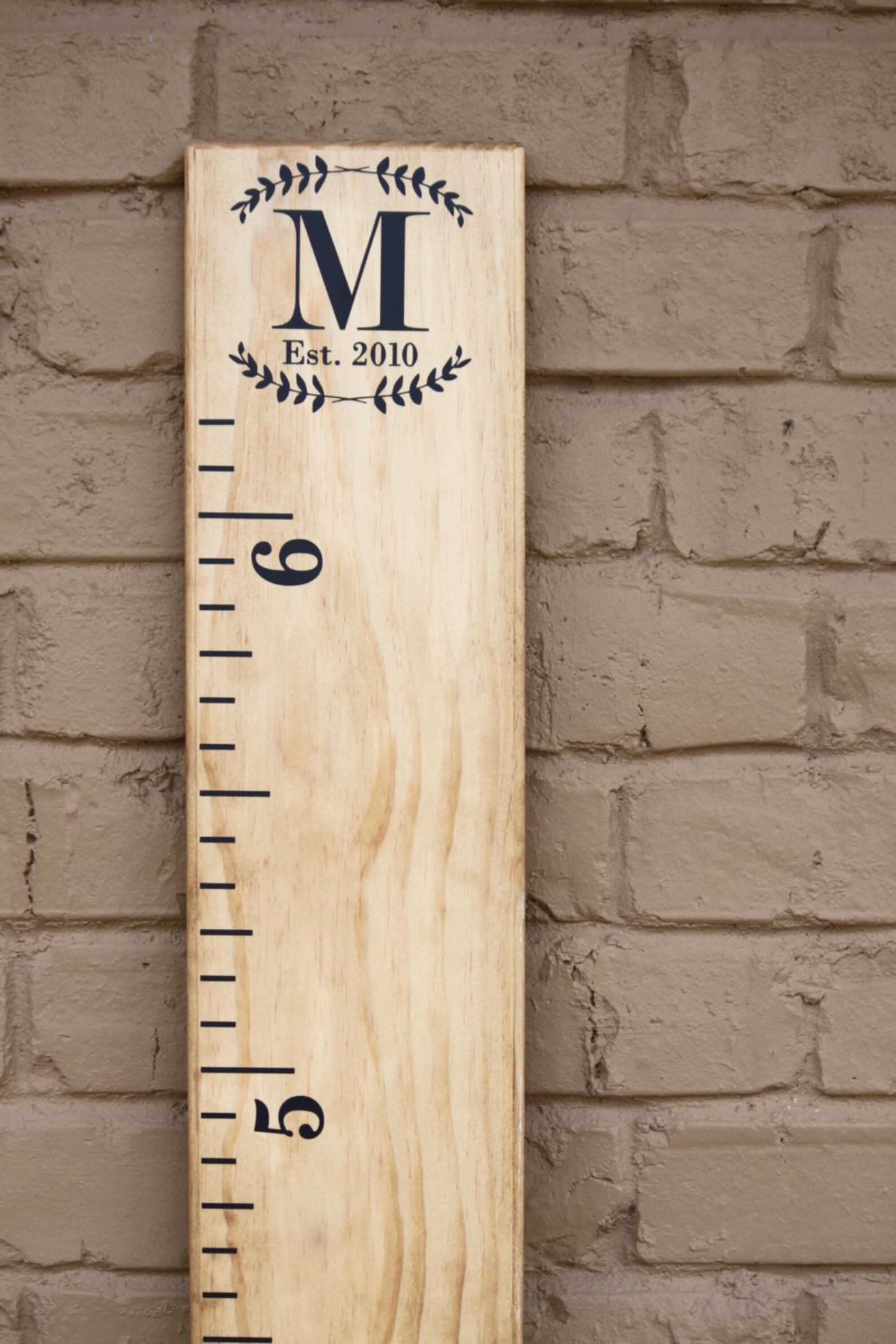 Growth Chart Ruler Add-on Custom Personalization Decal - Etsy