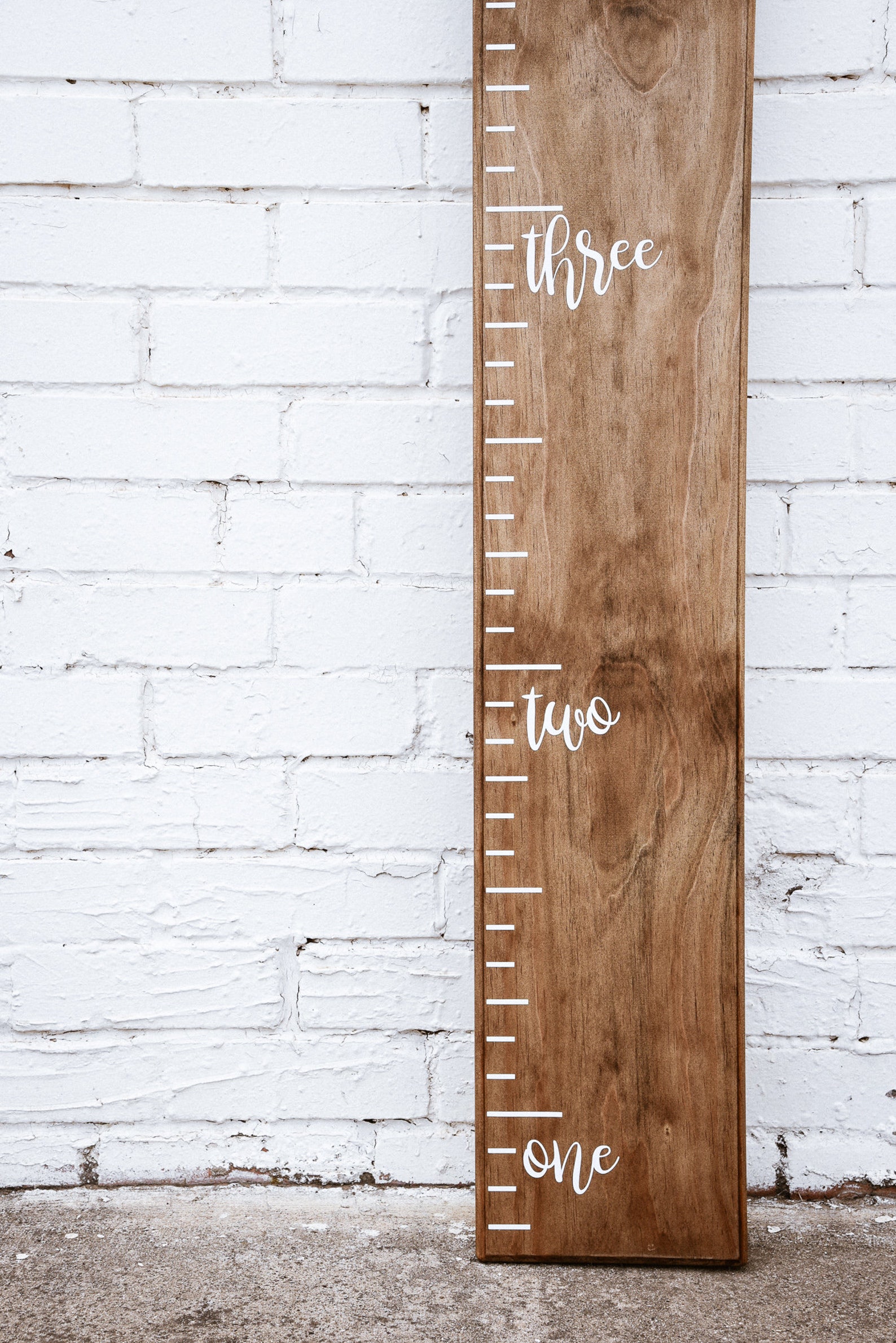 DIY Growth Chart Ruler Vinyl Decal Kit Traditional Style - Etsy
