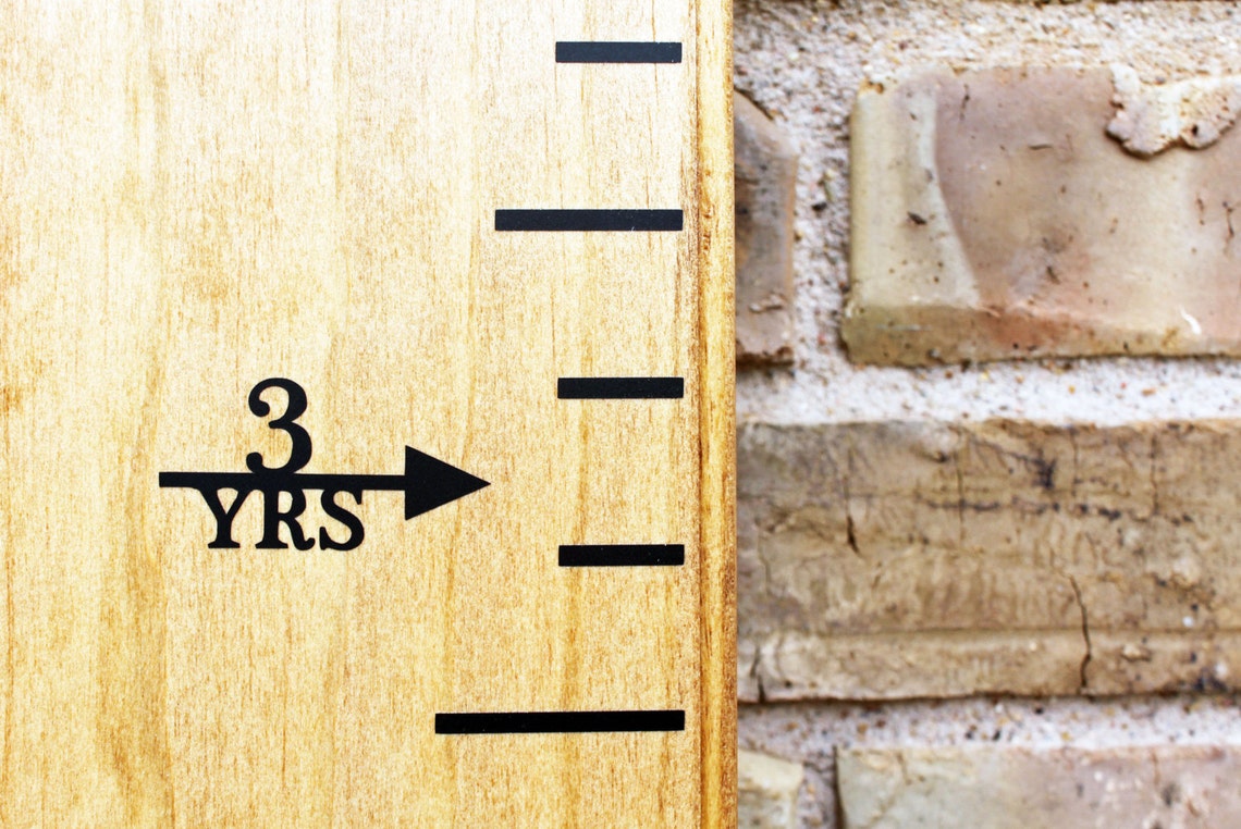 Height Marker for Growth Chart Ruler Vinyl Decal Arrow With | Etsy