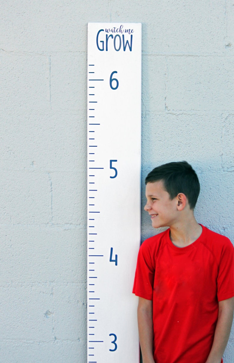 DIY Growth Chart Ruler Vinyl Decal Kit Modern Style - Etsy