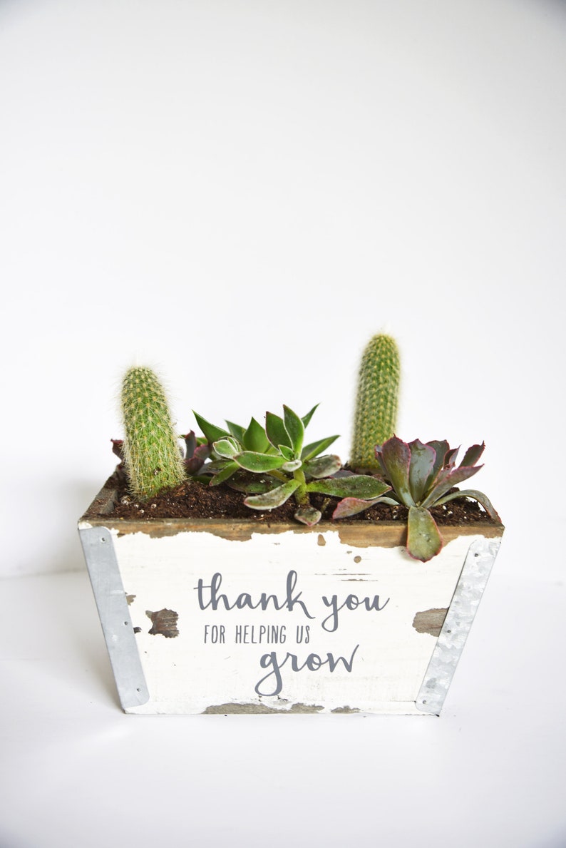 DIY Flower Pot Decal / Thank You for Helping Me Grow / Teacher - Etsy