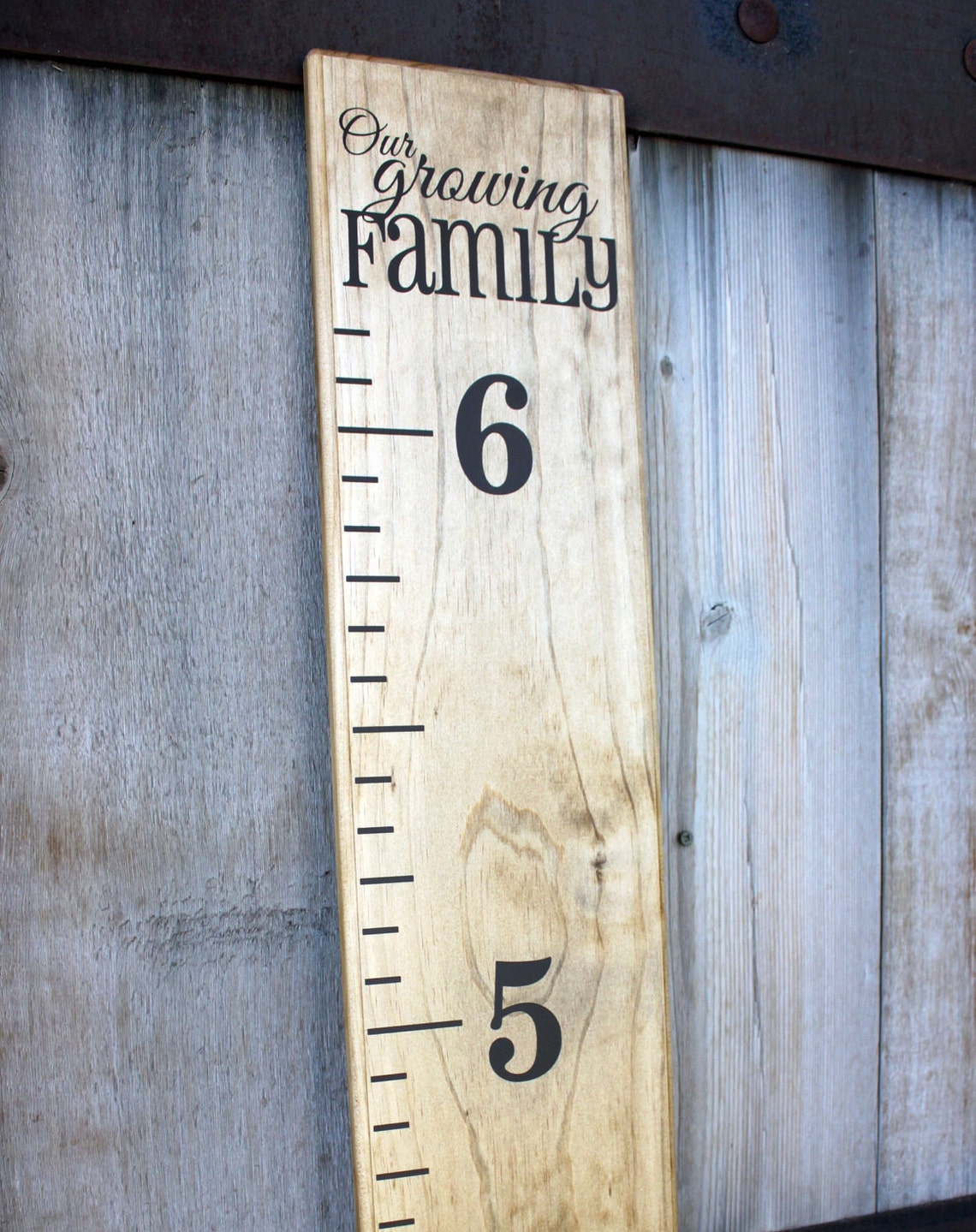 Growth Chart Ruler Add-onour Growing Family - Etsy Canada