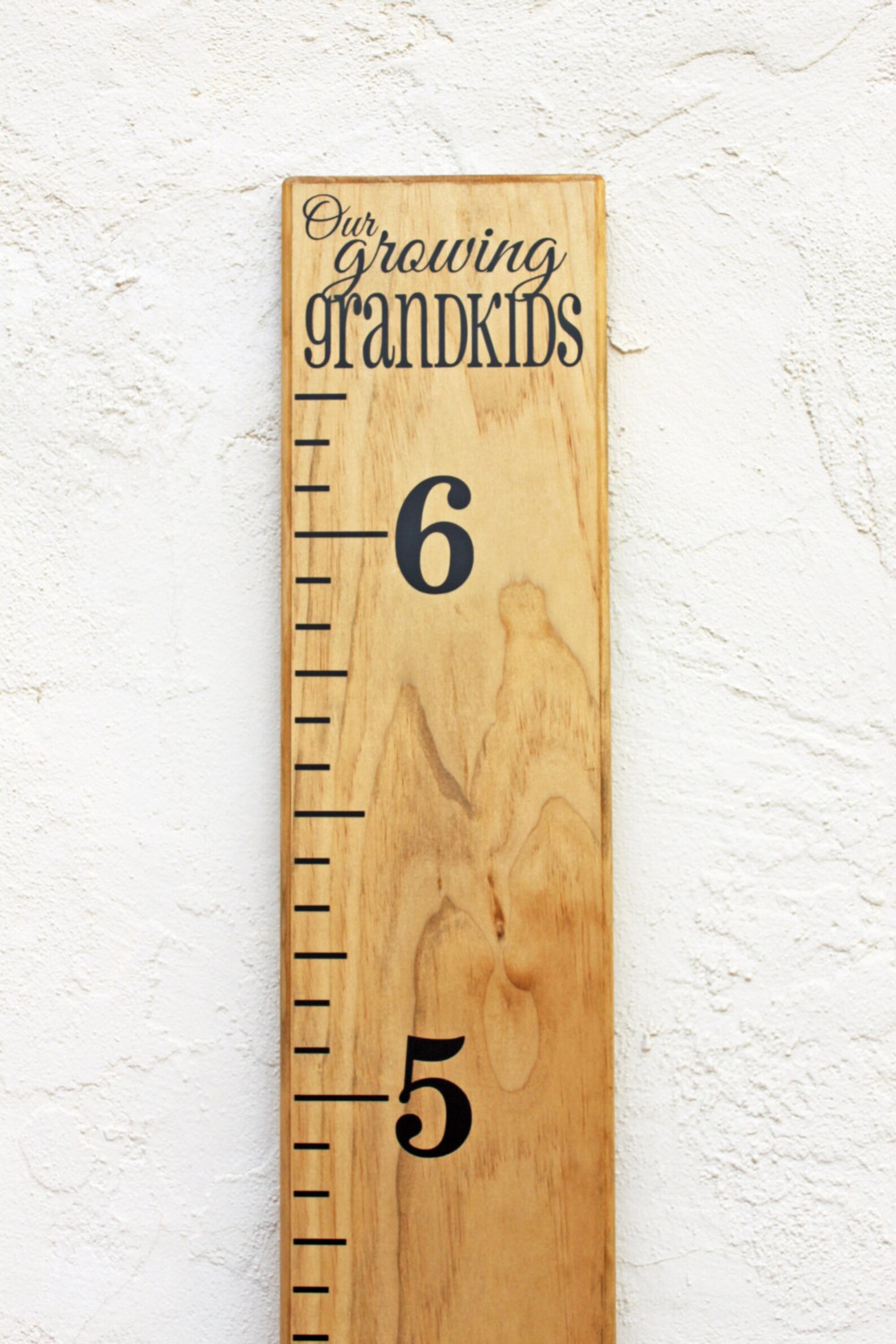 Growth Chart Ruler Add-onour Growing Grandkids - Etsy