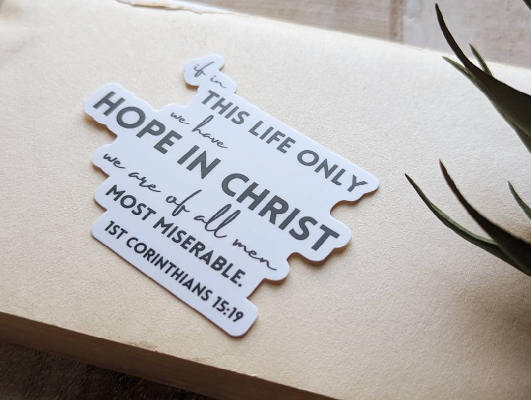 Bible Verse Sticker Scripture Sticker Christian Sticker - Etsy