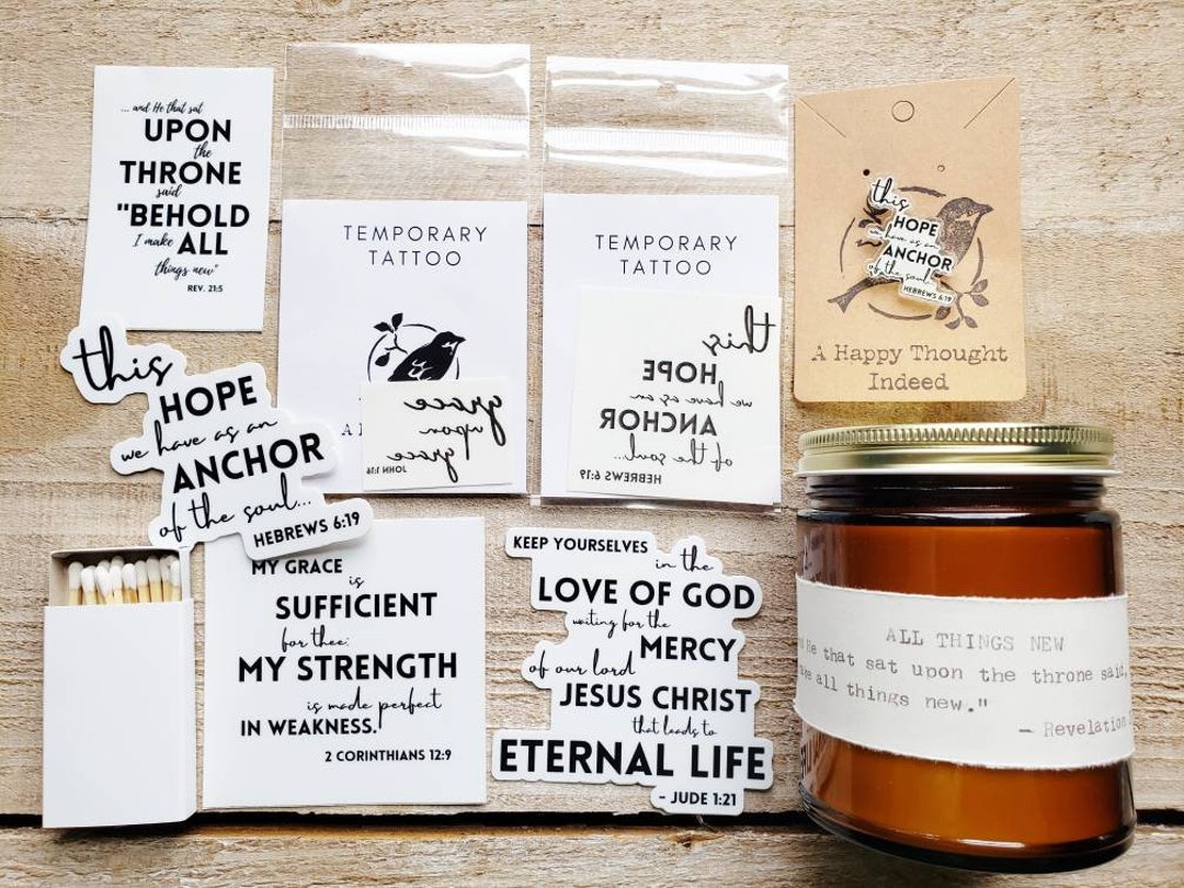 Scripture Gift Set Bible Verse Gift Box Inspirational Gift - Etsy