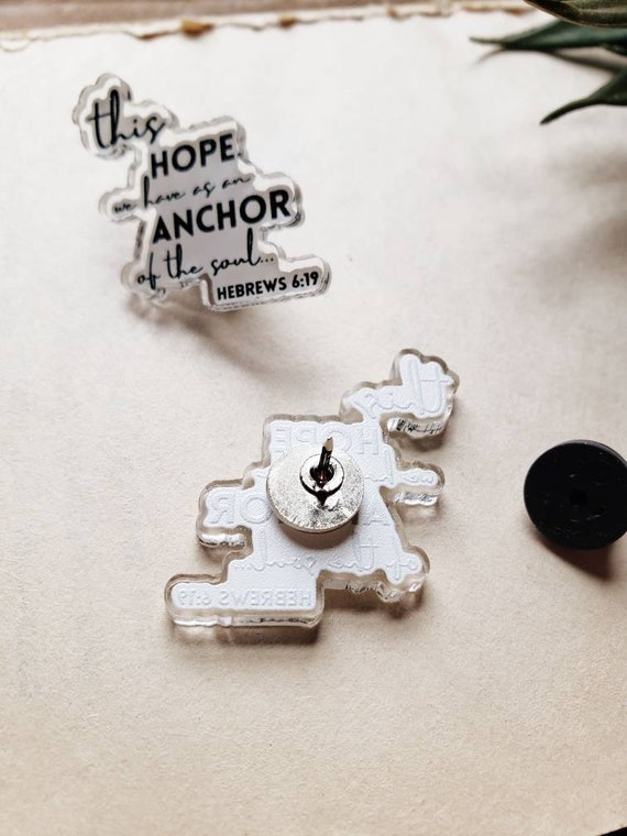 Bible Verse Pin Bible Verse Button Hope Quote Pin Christian - Etsy