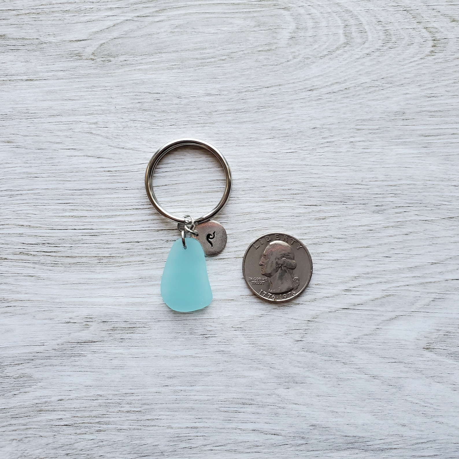 Sea Glass Keychain, Ocean Keychain, Custom Gift, Seaglass Key Chain ...