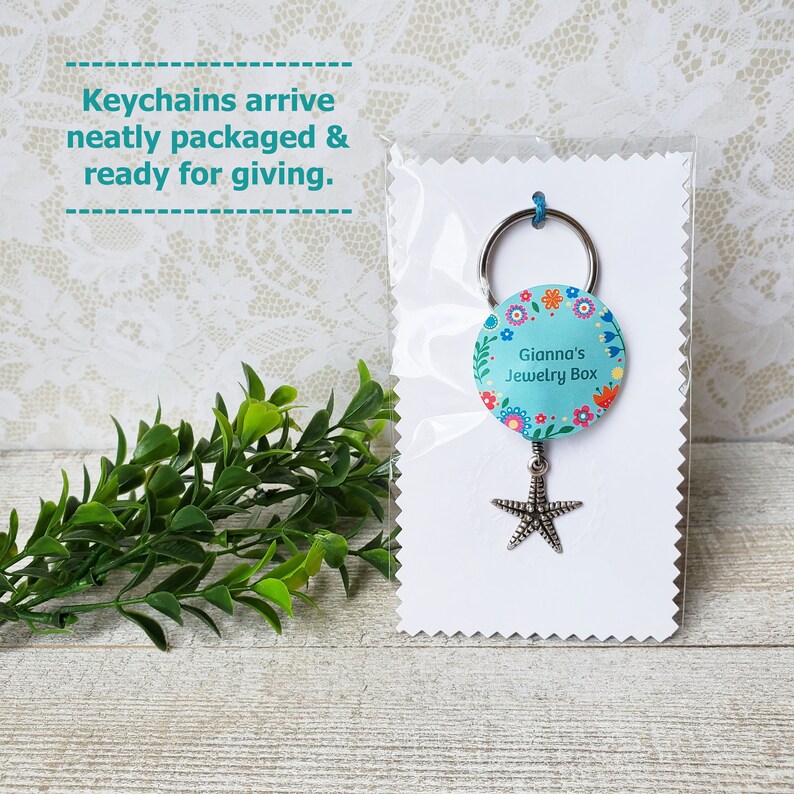 Sea Glass Key Chain Wave Keychain Beachy Gifts Beach - Etsy