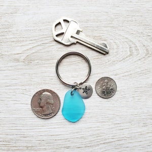 Custom Ocean Keychain With Sea Turtle, Starfish or Whale Charm - Sea ...