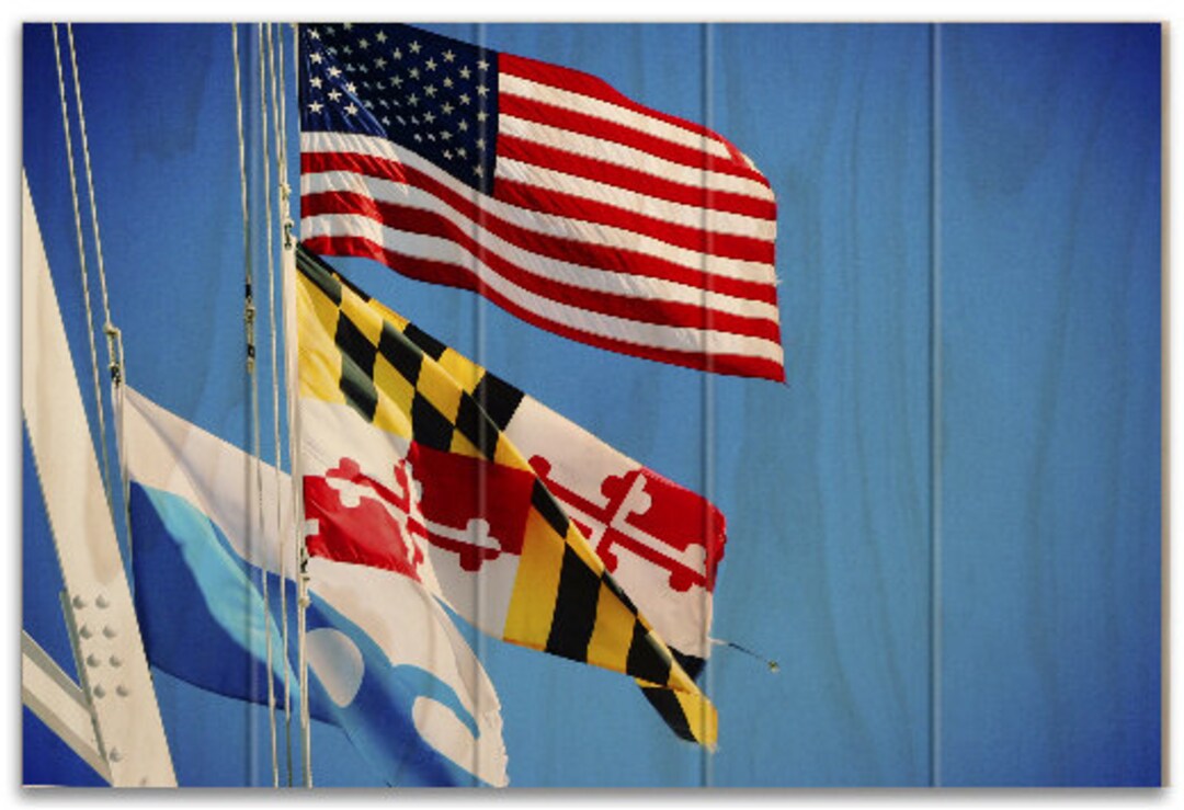 OC Flags Photo Printed on Sustainable Wood - Etsy Australia