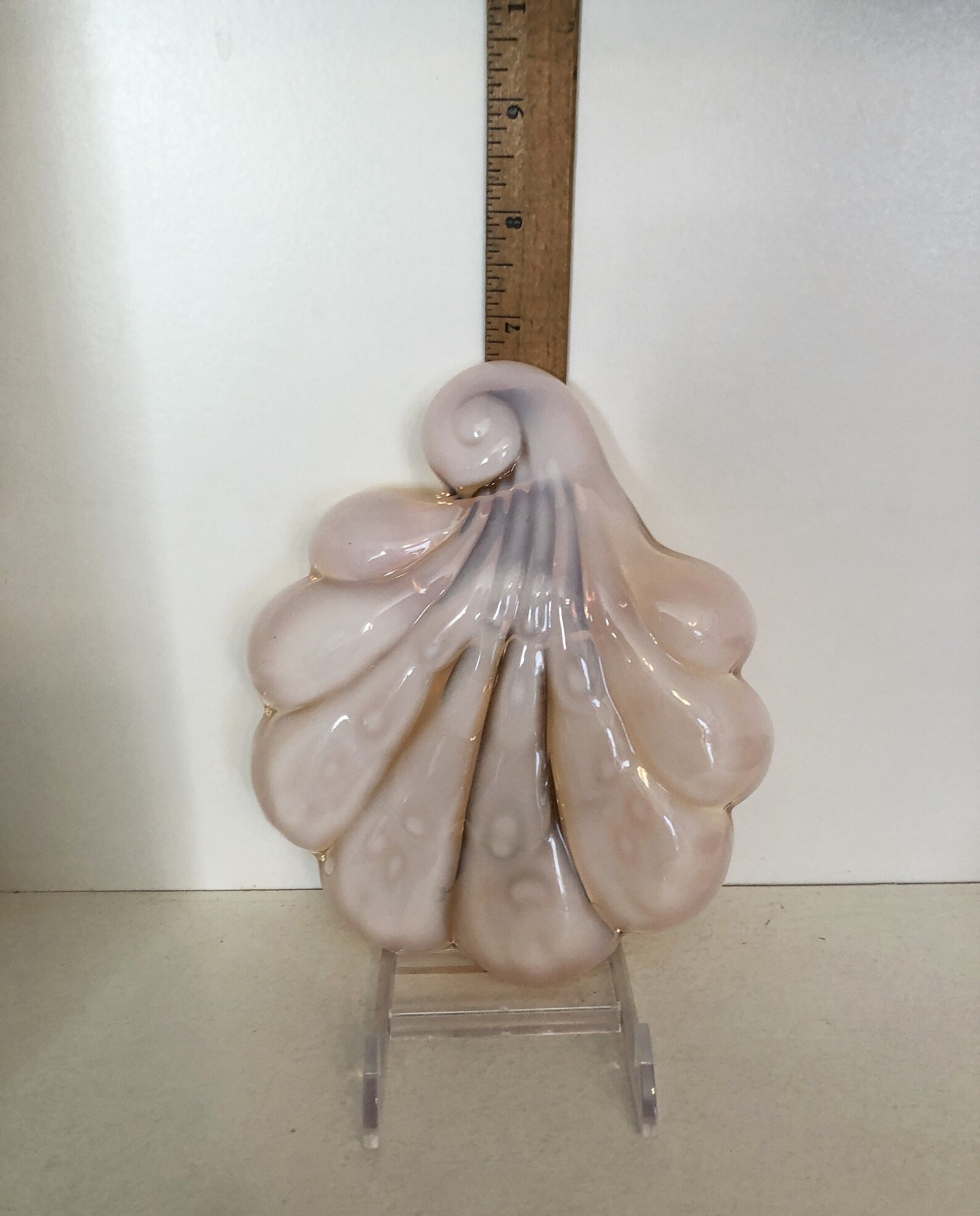 Duncan Miller Glass Pink Opalescent Sanibel Candy Dish - Etsy