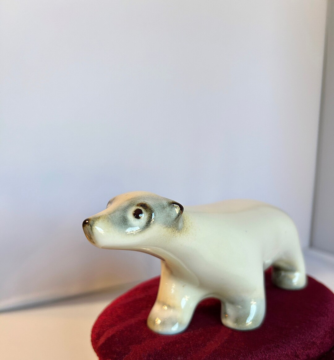 Howard Pierce Porcelain Polar Bear Marked and Artist Signed - Etsy