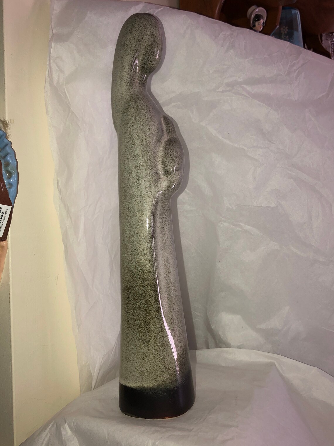 Howard Pierce Porcelain Tall Madonna and Child Glossy Gray - Etsy