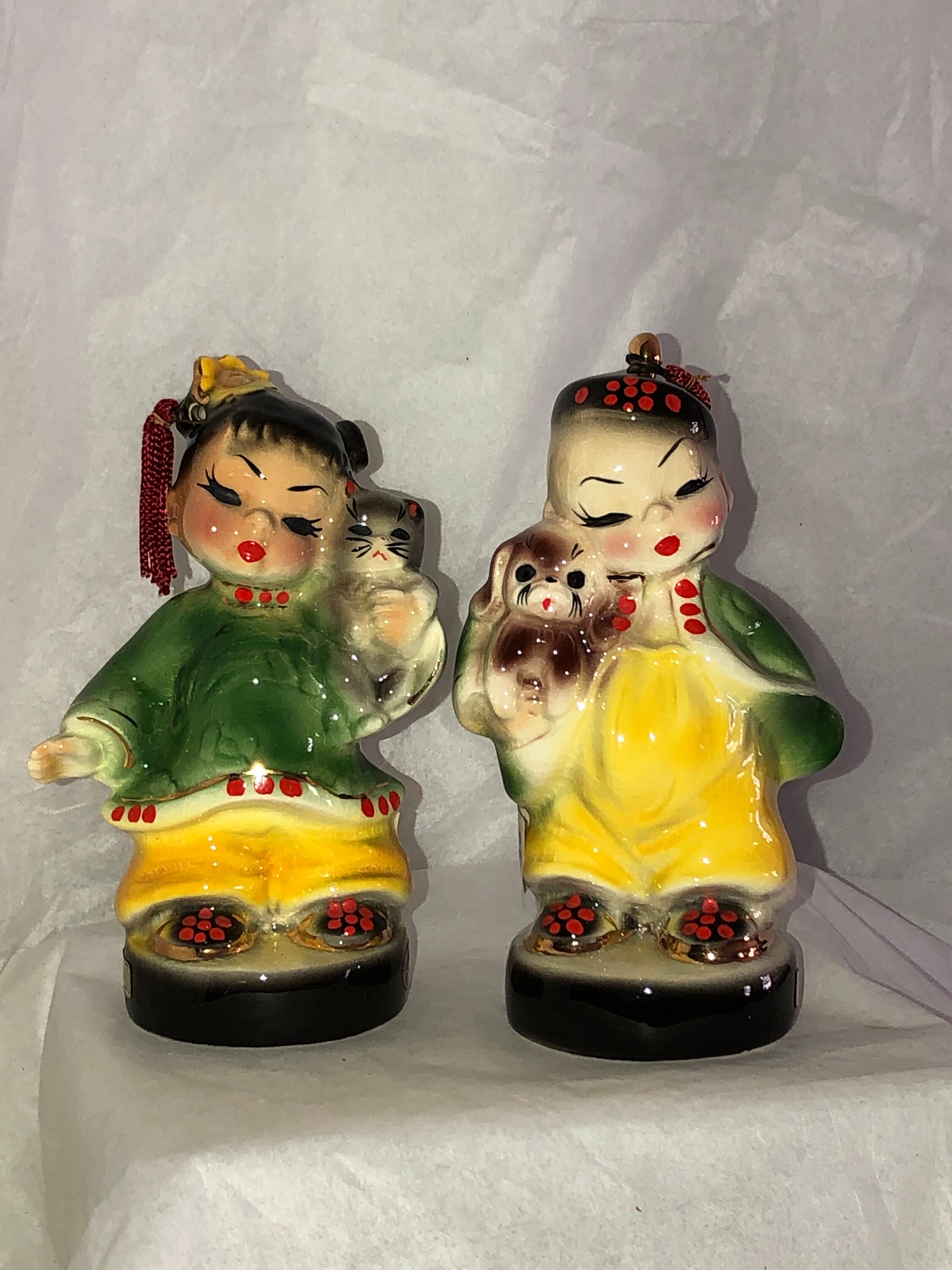 Josef Originals Wee Ching with His Dog | Etsy