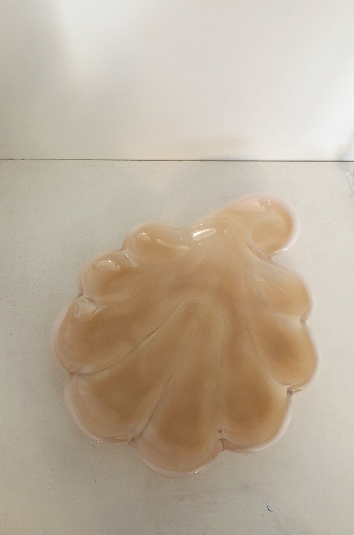 Duncan Miller Glass Pink Opalescent Sanibel Candy Dish - Etsy