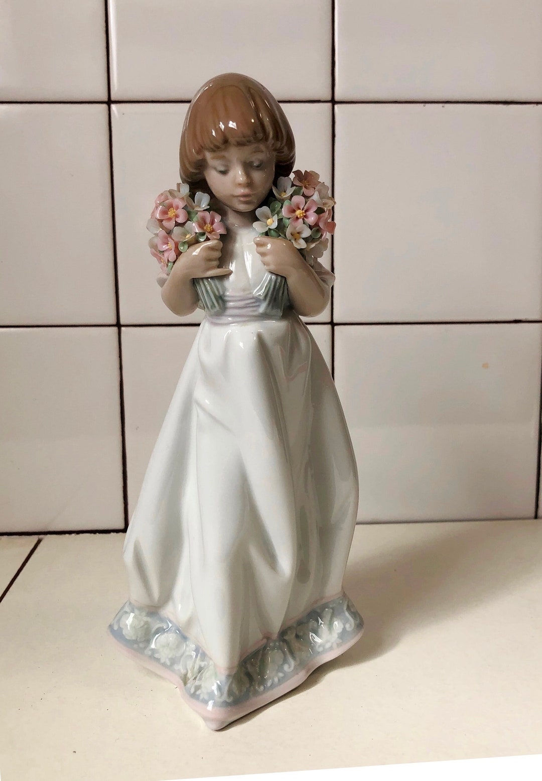 Lladro Porcelain #7603 Spring Bouquets - Etsy