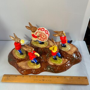 Bunnykins Oompah Band on Base 50 Years Golden Jubilee Royal Doulton - Etsy
