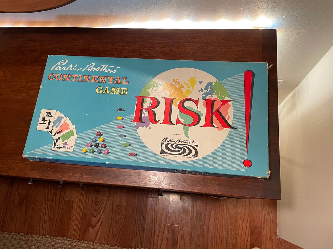 Vintage 1950s Risk Board Game - Etsy