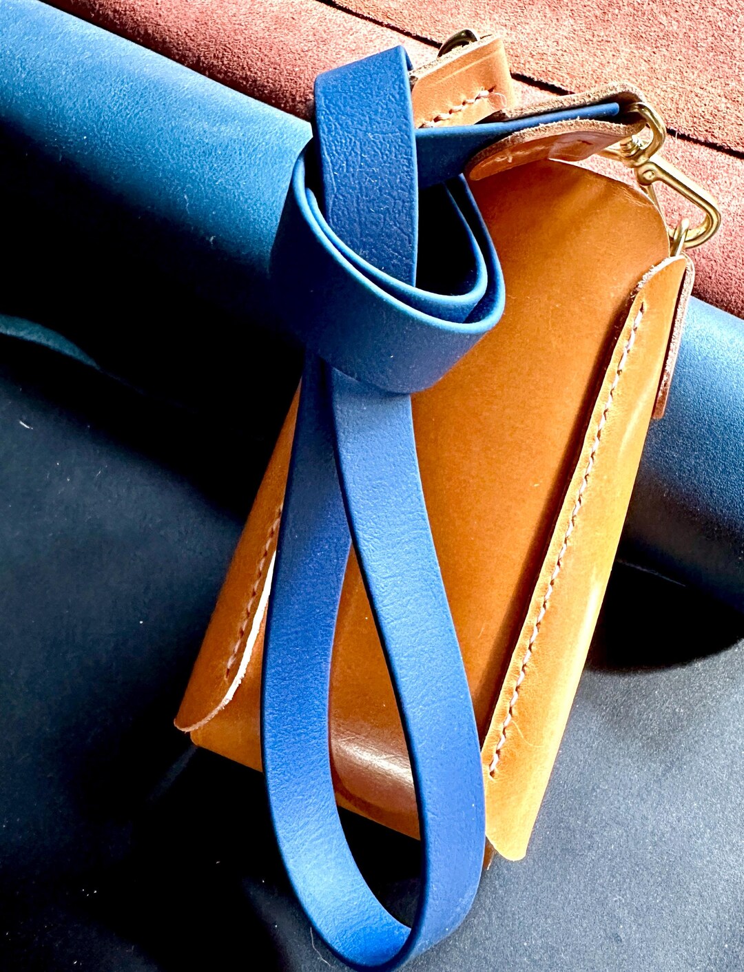 IPhone Tote W/crossbody OTS Colorful Biothane Strap English Bridle ...