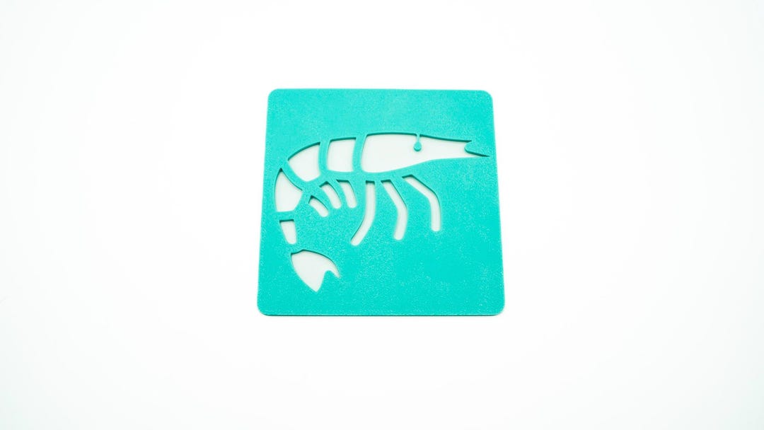Shrimp Stencil: Reusable Stencil for Painting & Scrapbooking - Etsy