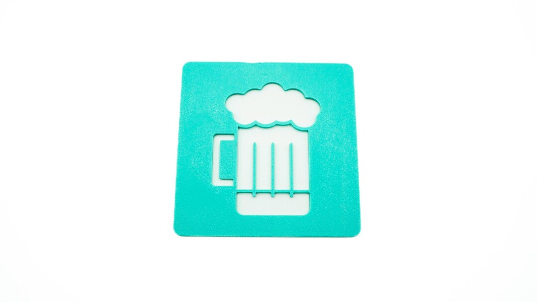 Beer Stencil: Reusable Painting & Scrapbooking Stencil - Etsy