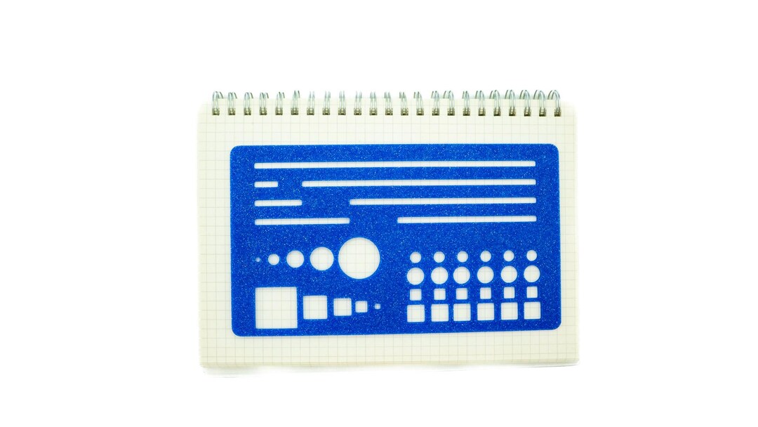 Stencil Set 7x4 | COMPLETE Lines Circles Squares | Grid Stencils ...