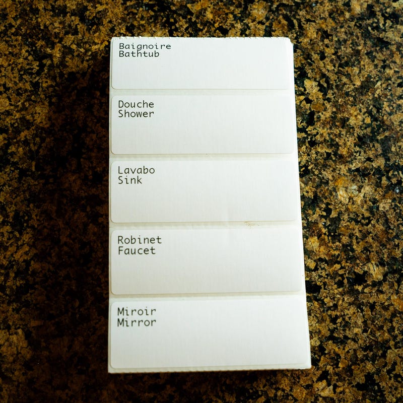 Sticker Word French - Etsy