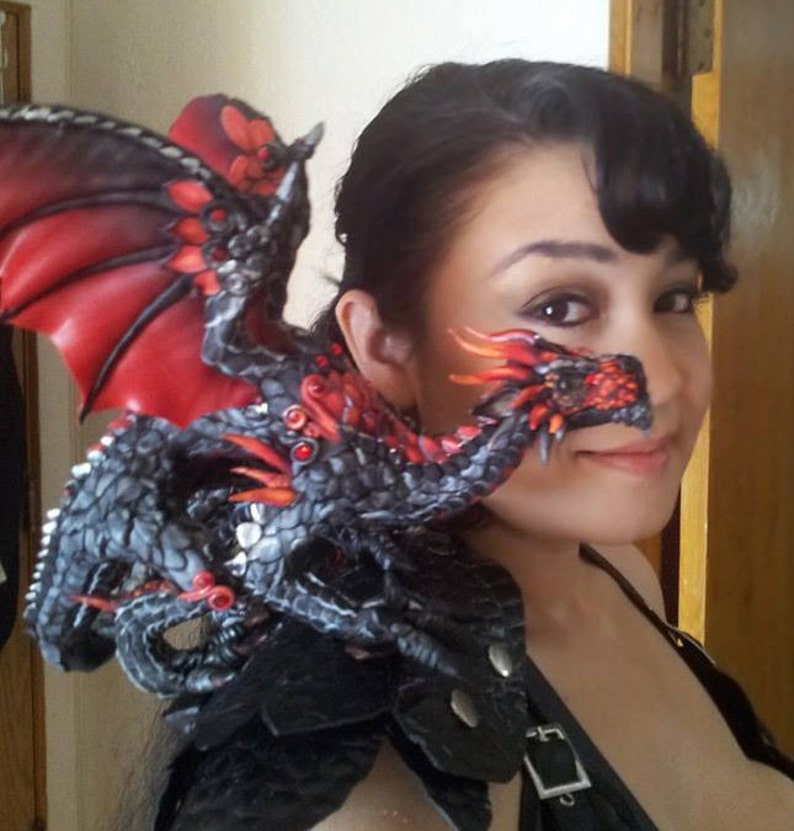 Custom Shoulder Dragon Made to Order Available under Request | Etsy