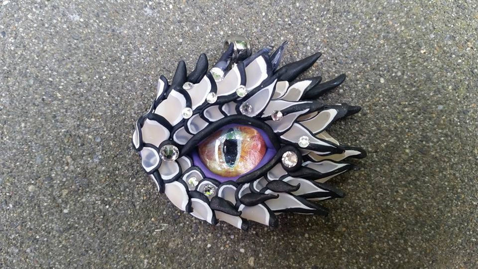 Transluscent Magic Dragon Eye Pendant Reserved | Etsy