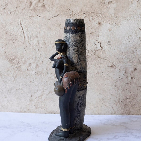 African Tribal Vase - Etsy