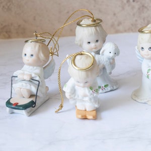 Vintage 1980's Morehead Angel Christmas Ornaments 5 MOREHEAD INC ...