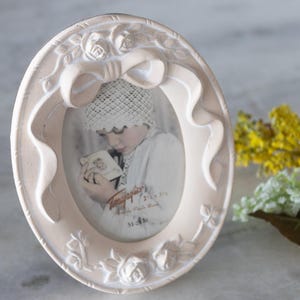 Vintage 1987 Terragrafics Oval Photo Frame 2 1/2" X 3 1/2" Photo ...