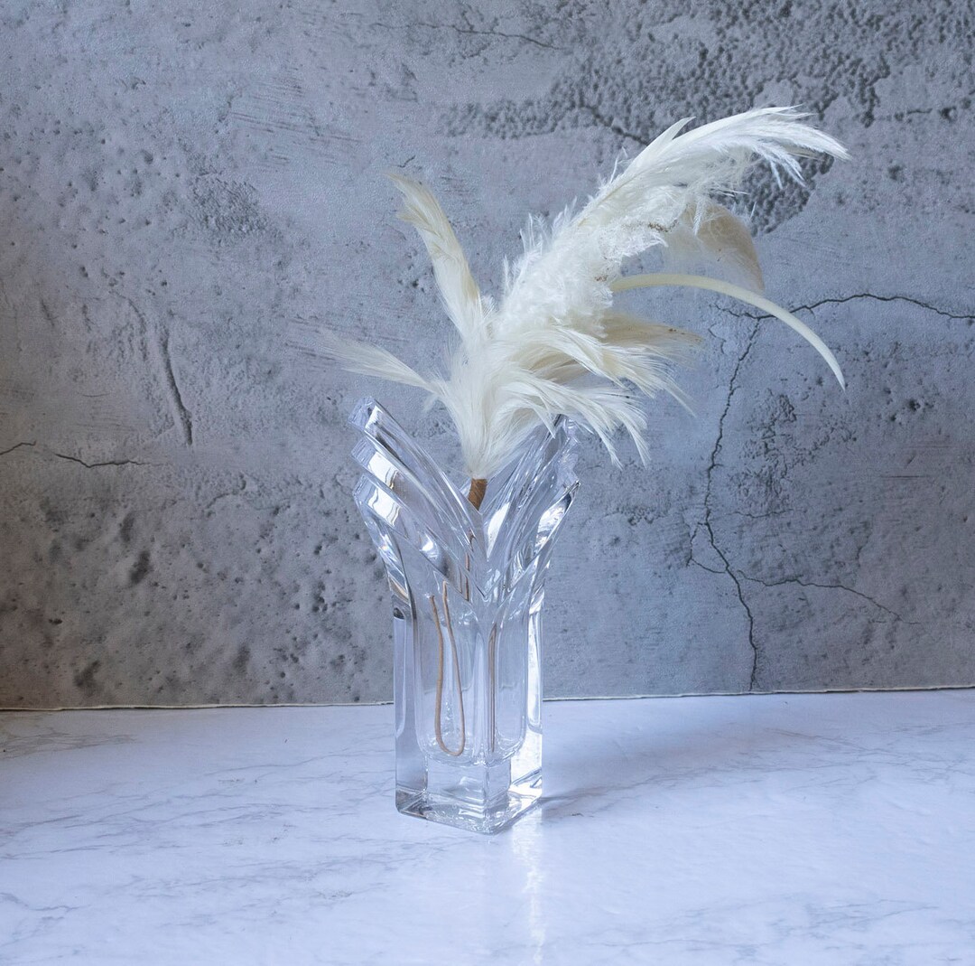 Mikasa Germany Art Deco Crystal Vase - Etsy