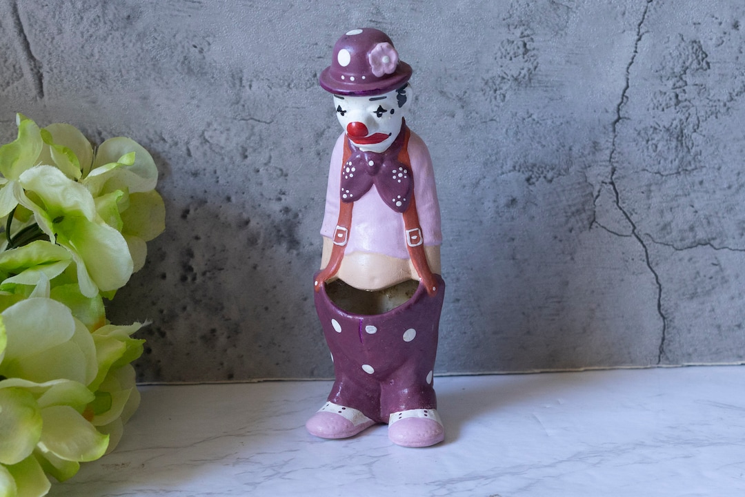 Vintage Sad Clown Planter Clown Figurine Clown Planter Ceramic - Etsy