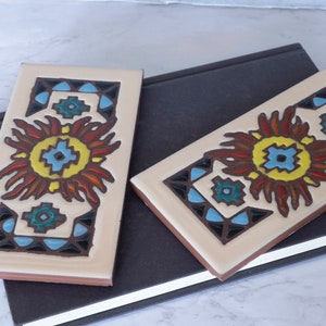 A Pair of Terra Cotta Tiles Mexican Tile Trim Decor - Etsy