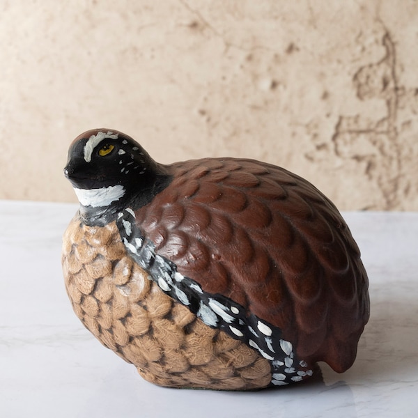Ceramic Quail - Etsy