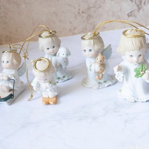 Vintage 1980's Morehead Angel Christmas Ornaments 5 MOREHEAD INC ...