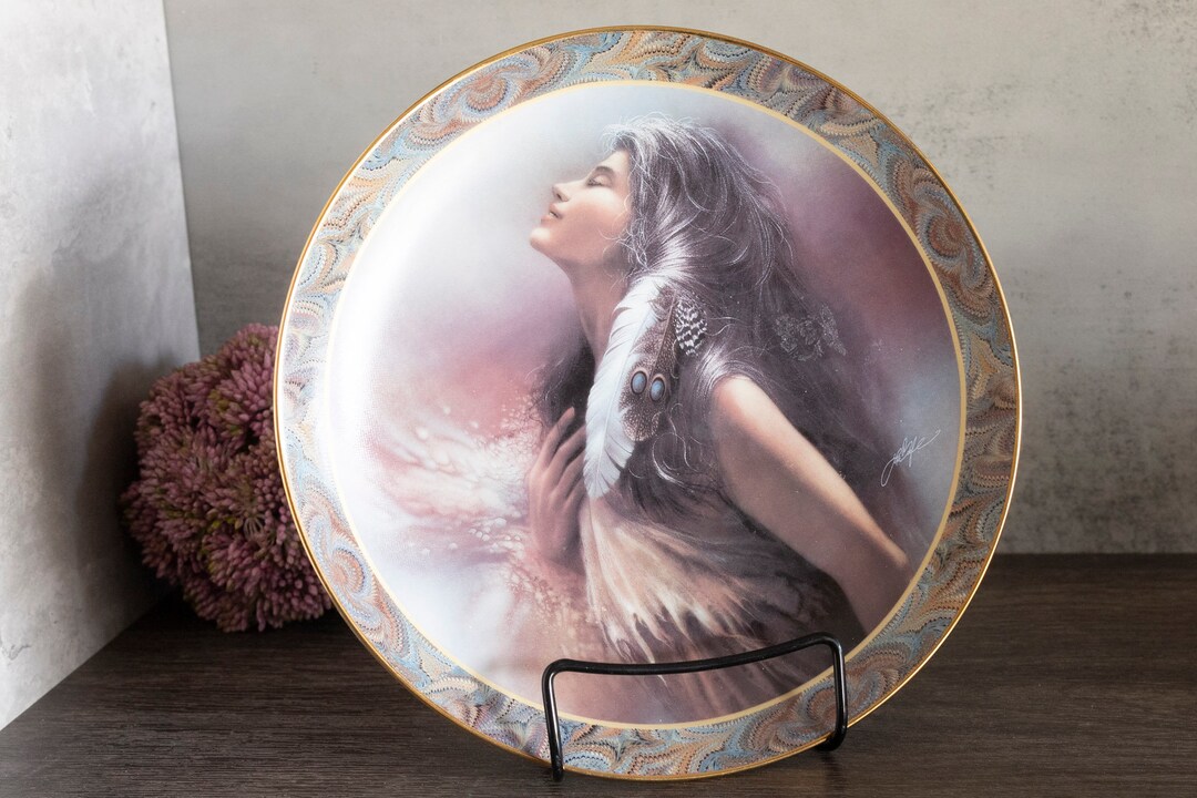 Vintage 1994 the Bradford Exchange From the NATIVE Beauty Plate Series ...