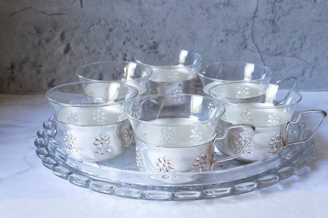 Vintage Schott & Gen Mainz Jena Glass (6) With Holders - Etsy